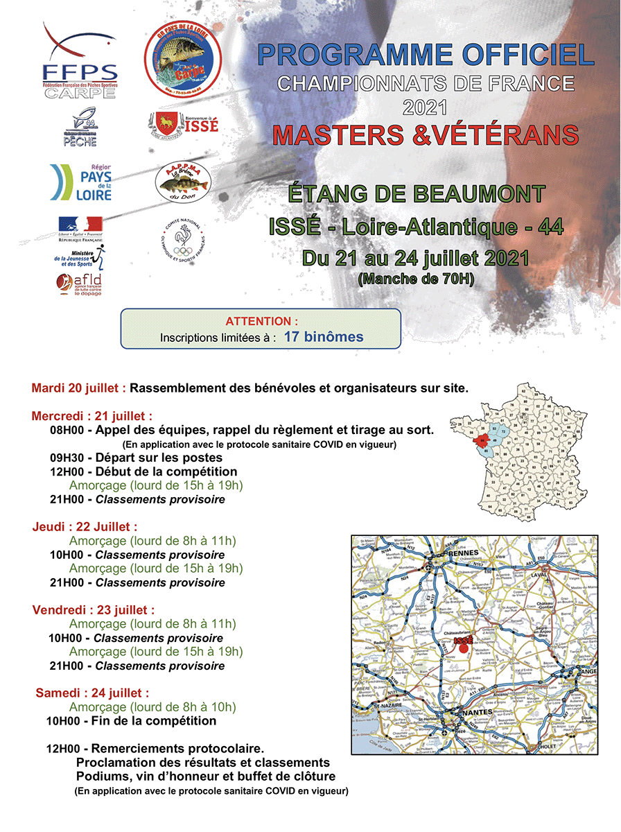 CHAMPIONNATS DE FRANCE VETERANS CHAMPIONNATS DE FRANCE VETERANS